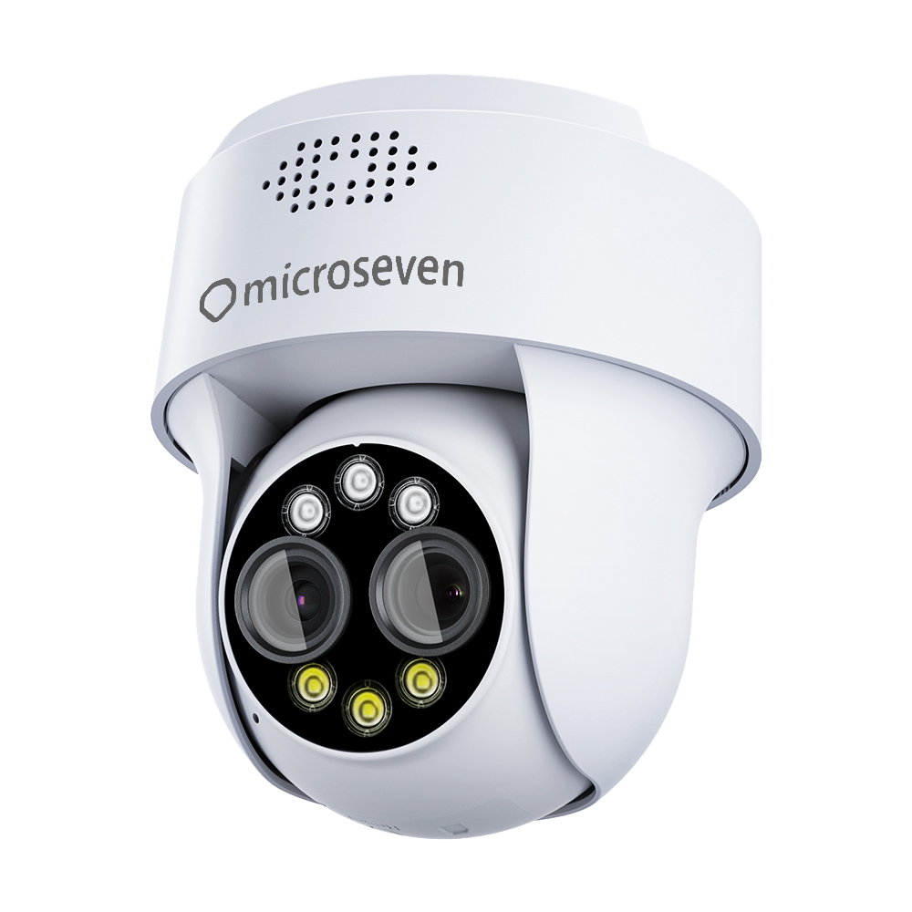 microseven wi-fi and wired poe security camera
