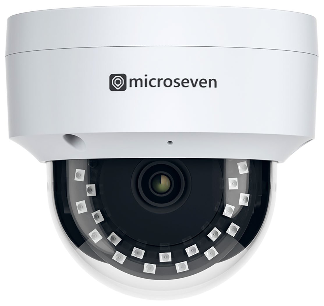 Microseven M7 Wired POE Security Dome Camera, Vandalproof 4K/8MP ...